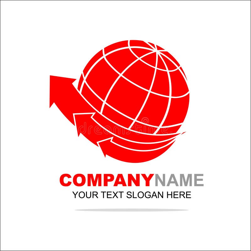 World Logo Design Template stock illustration. Illustration of life ...