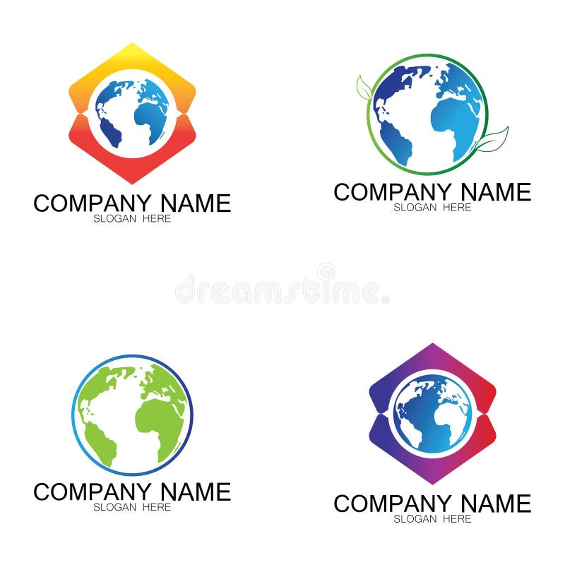 World Logo Designs Vector Icon Stock Vector - Illustration of shape ...