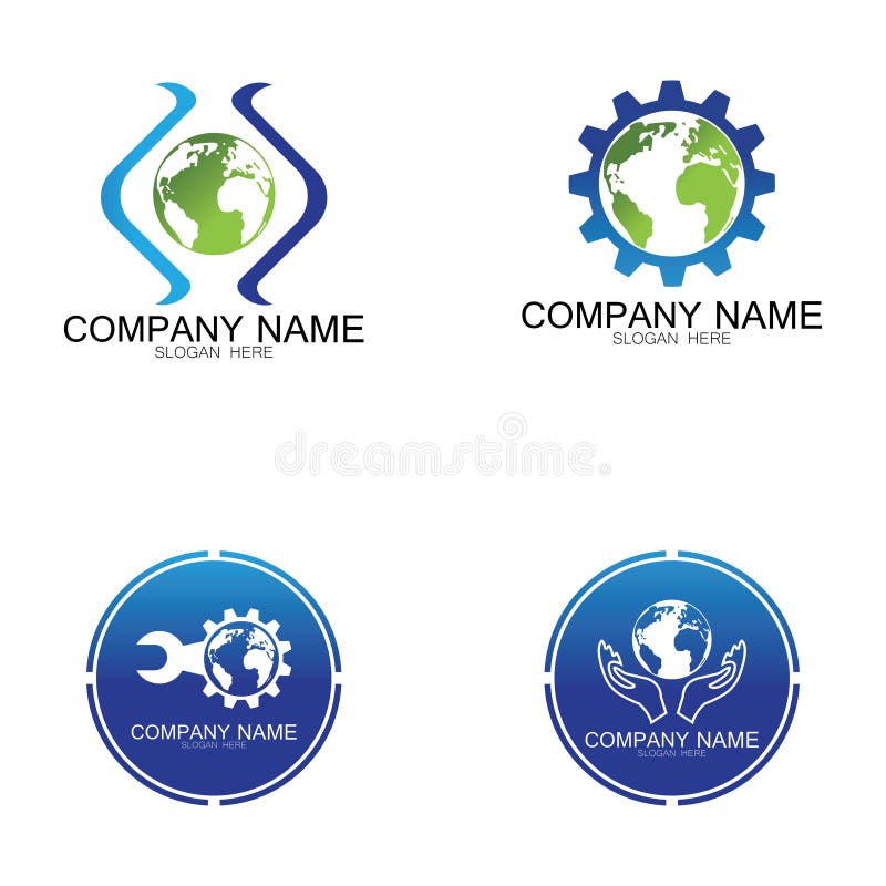 World Logo Designs Vector Icon Stock Vector - Illustration of globe ...