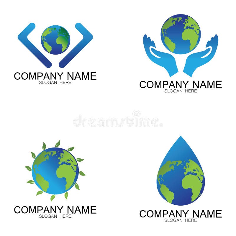 World Logo Designs Vector Icon Stock Vector - Illustration of vector ...