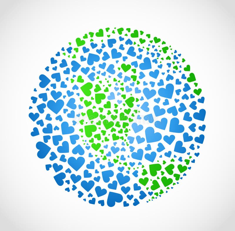 The world in love stock vector. Illustration of group - 22754088