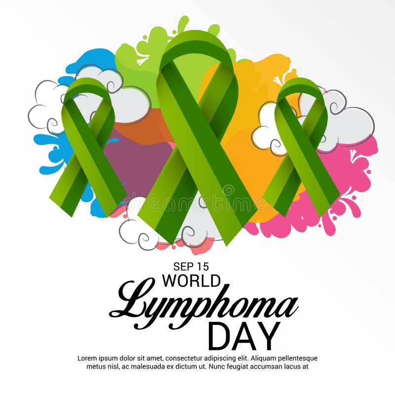 World Lymphoma Day stock illustration. Illustration of health - 99499248