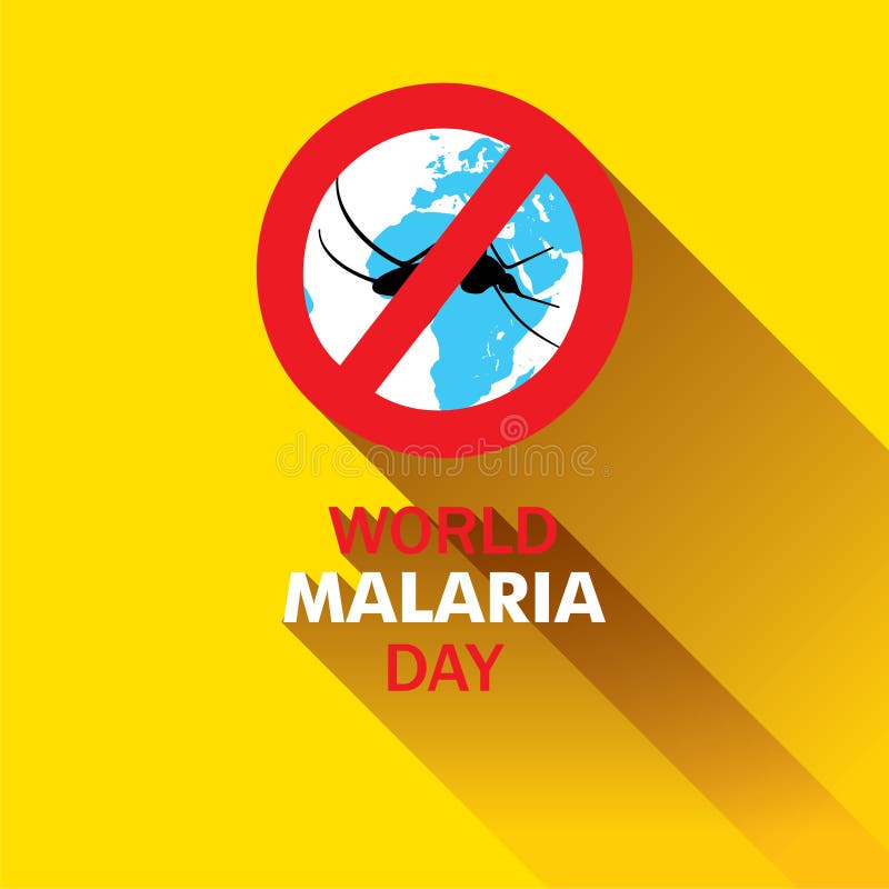 World Malaria Day Poster Design Stock Vector - Illustration of april ...