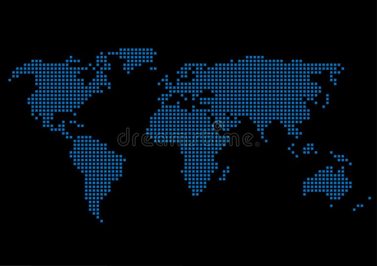 Map Pixels World Stock Illustrations – 804 Map Pixels World Stock ...