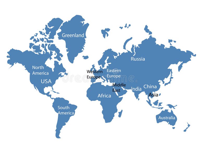 Western World Map Stock Illustrations – 13,655 Western World Map Stock ...