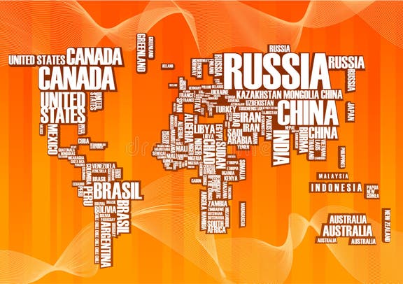 Word World Map Stock Illustrations – 10,023 Word World Map Stock ...