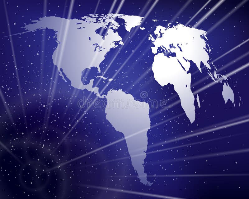 World Map stock vector. Illustration of world, movement - 22702577