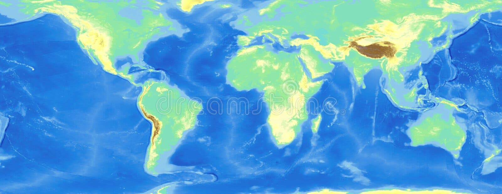 Earth Observatory Explorer Base Map, Earth Flat Atlas. Detailed World ...
