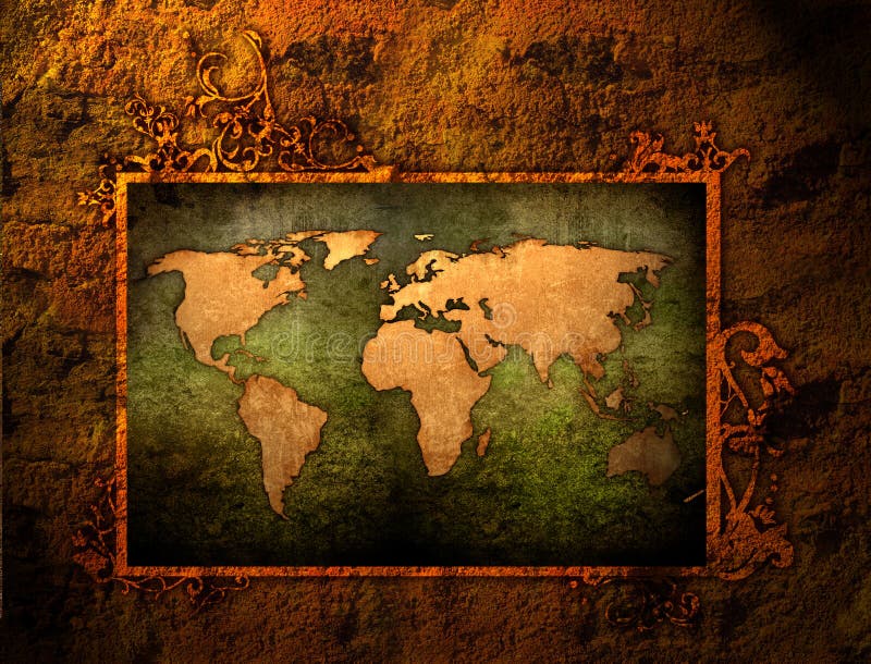 World map stock illustration. Illustration of america - 2256820