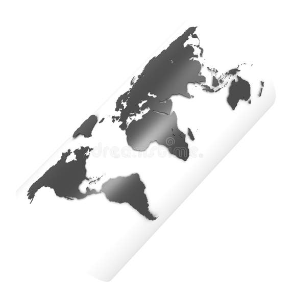 World Map Cylinder Stock Illustrations – 281 World Map Cylinder Stock ...