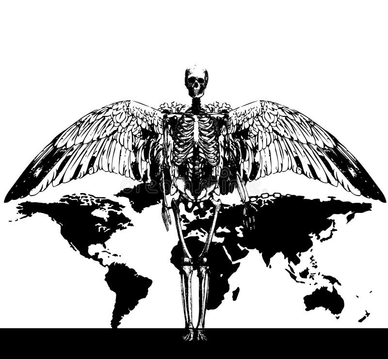 World map stock vector. Illustration of vertebrate, beak - 6223830