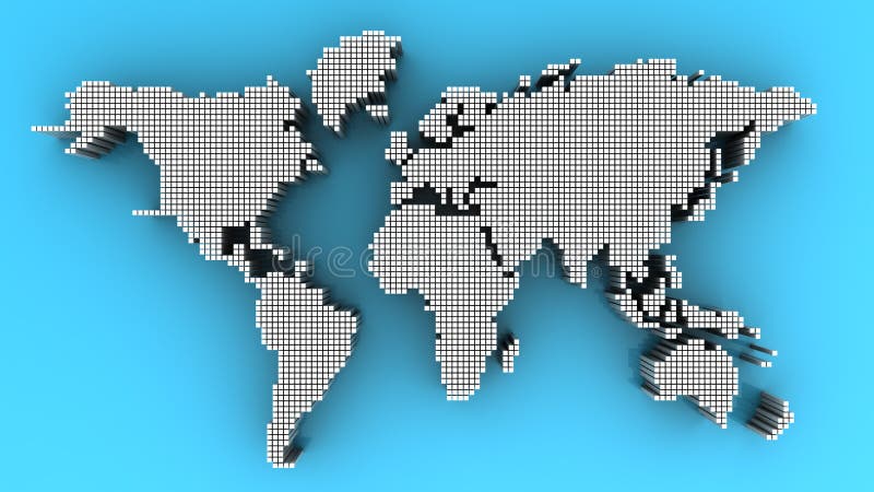 World Map Blocks Stock Illustrations – 317 World Map Blocks Stock ...