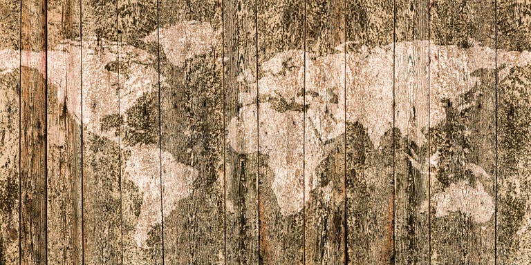 Worn Weathered World Map Stock Illustrations – 514 Worn Weathered World ...