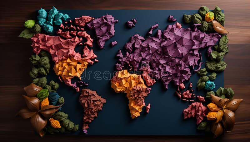 World Map - Abstract Background Stock Image - Image of worldwide ...