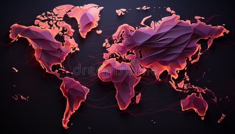 World Map - Abstract Background Stock Image - Image of earth, australia ...