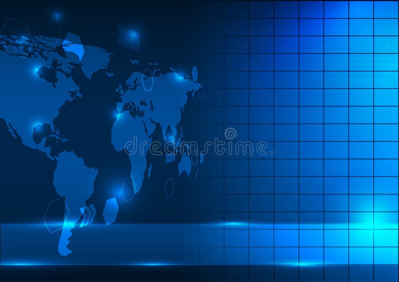World Map Abstract Background Vector Illustration Stock Vector ...