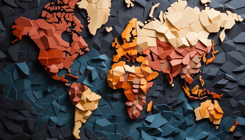 World Map - Abstract Background Stock Image - Image of africa ...