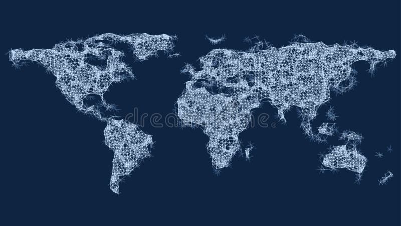 World map abstract stock vector. Illustration of color - 109287931