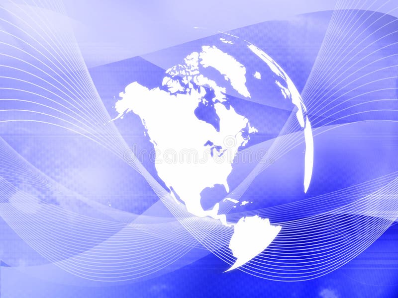 World map - America map stock illustration. Illustration of global ...