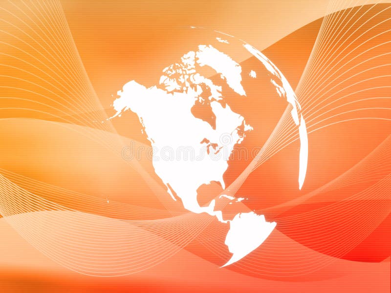 World map - America map stock illustration. Illustration of geography ...