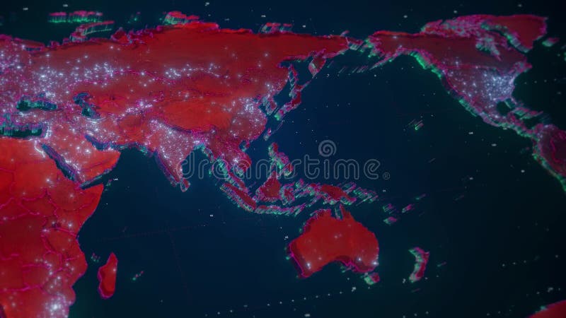 World Map Animation - Beauty and Diversity Stock Video - Video of ...