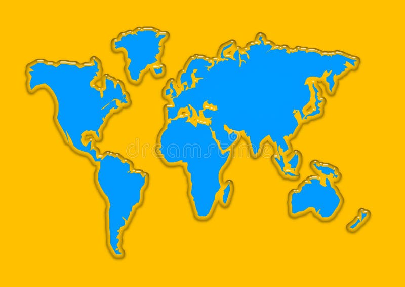 World map aqua stock illustration. Illustration of number - 1108447