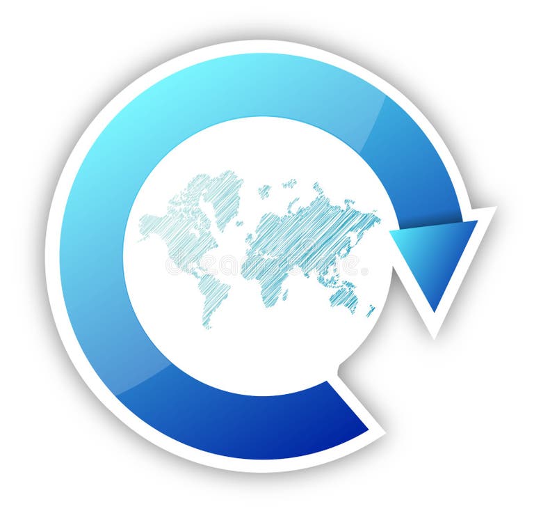 World Map Arrows White Background Stock Illustrations – 810 World Map ...