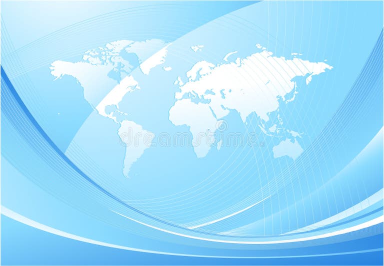 World Map Background Design Stock Illustration - Illustration of ...