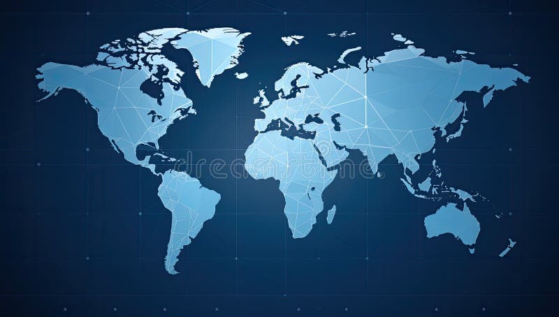 World map on background stock illustration. Illustration of asia ...