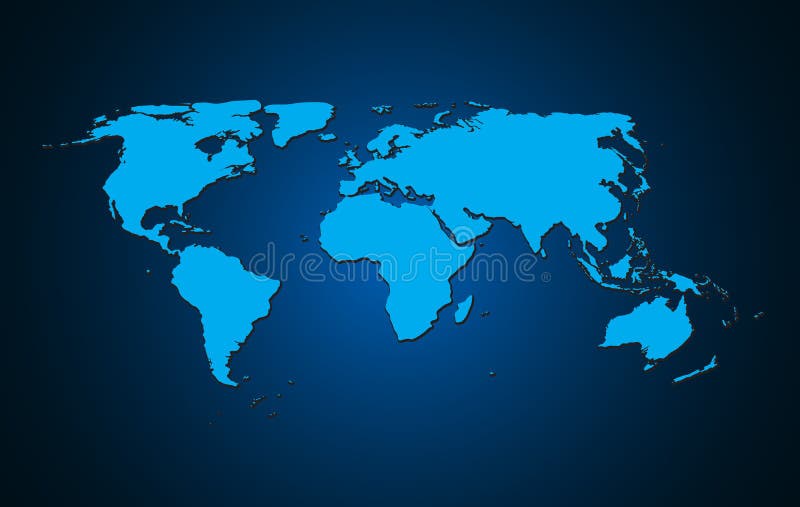 Panoramic World Map Background Stock Illustrations – 1,090 Panoramic ...