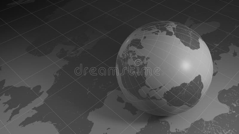 World Map Banner Concept. Detailed Flat Map of Continents. 3d Rendering ...