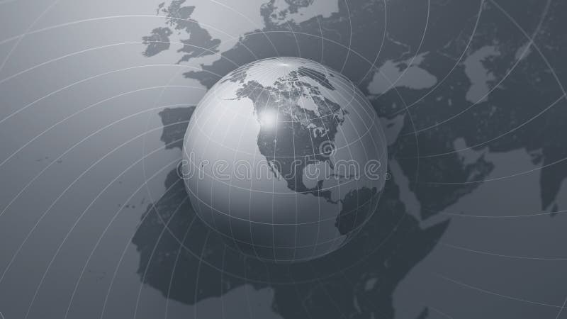 World Map Banner Concept. Detailed Flat Map of Continents. 3d Rendering ...