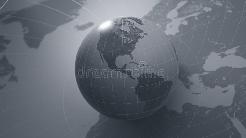 World Map Banner Concept. Detailed Flat Map of Continents. 3d Rendering ...