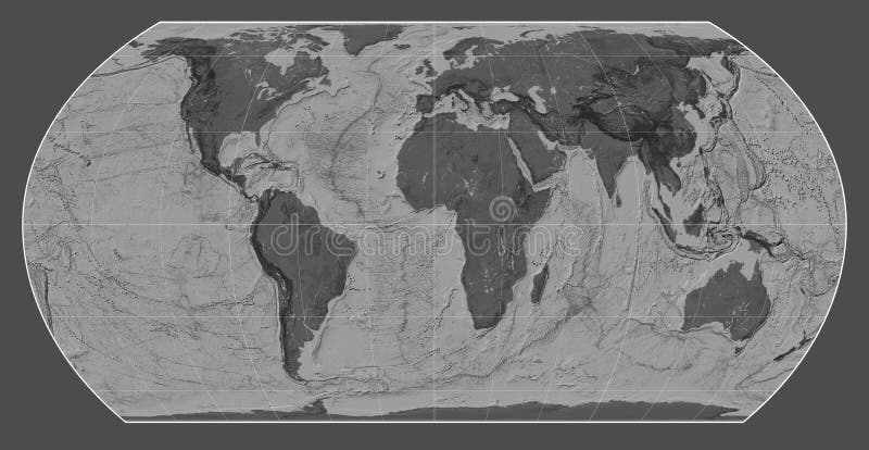 World Equal Earth Projection Stock Illustrations – 511 World Equal ...