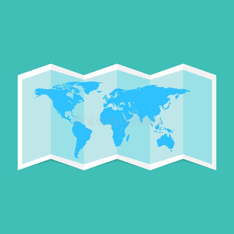 World Map Blank, Vector Illustration. Blank Map Design Mockup, Isolated ...