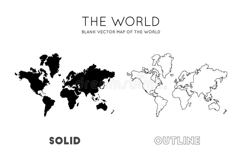 The World map. stock vector. Illustration of earth, atlas - 158167583