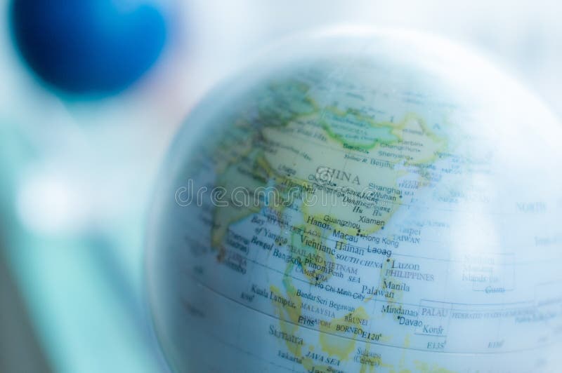 World Map Blue Science Technology Stock Image - Image of business ...