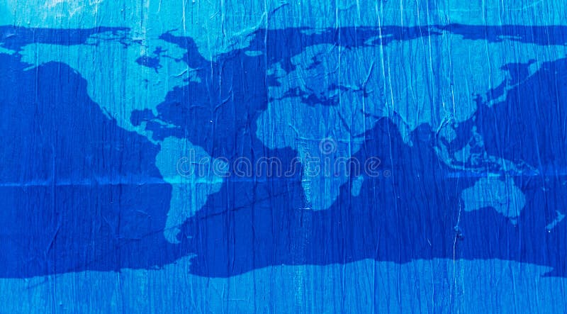 World map blue texture stock illustration. Illustration of travel ...
