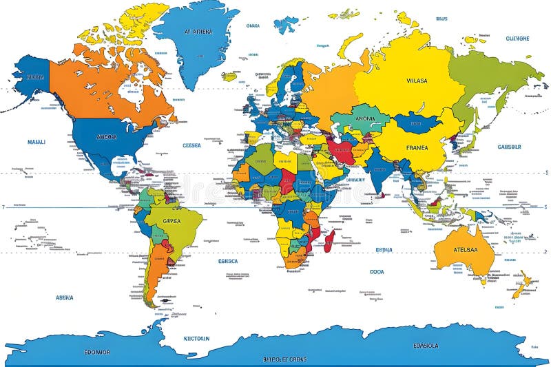World Map Outline No Background Stock Illustrations – 432 World Map ...