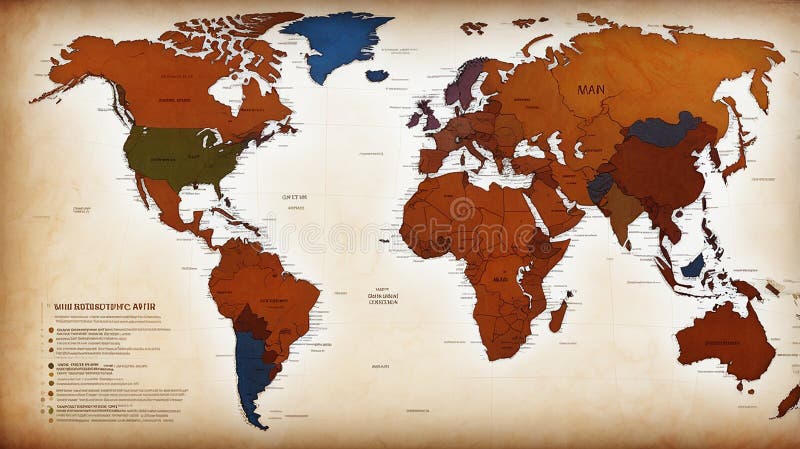 World Map Business Infographic Template Design Stock Illustration ...