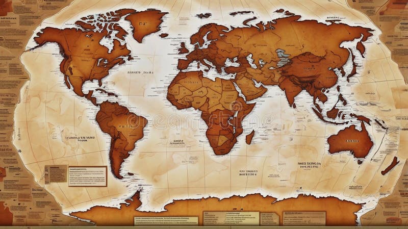 World Map Business Infographic Template Design Stock Illustration ...