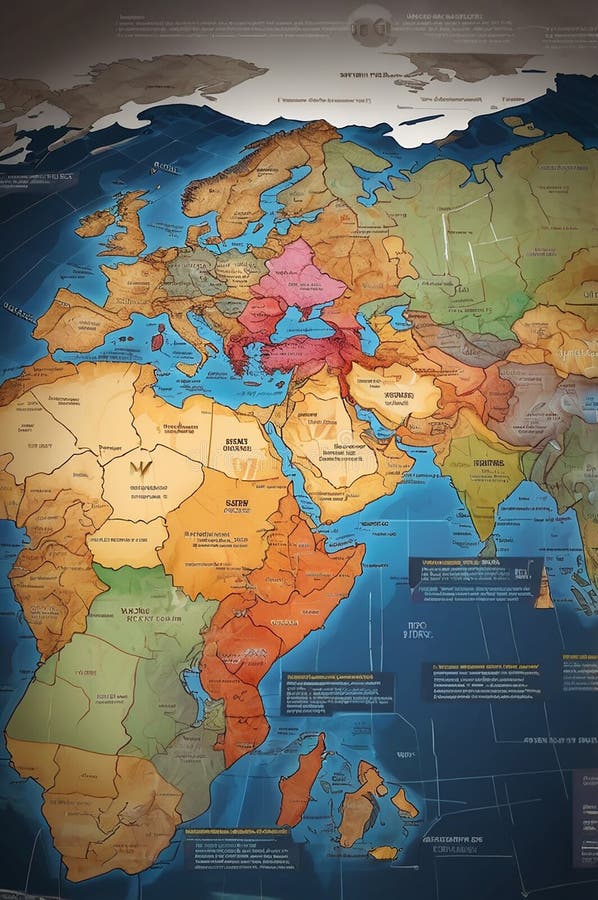 World Map Business Infographic Template Design Stock Illustration ...