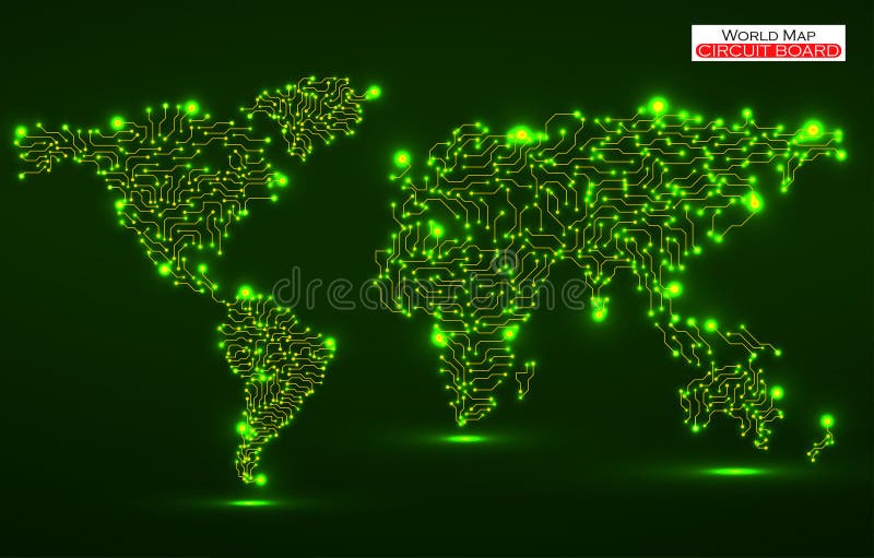 Semiconductor World Map Stock Illustrations – 35 Semiconductor World ...