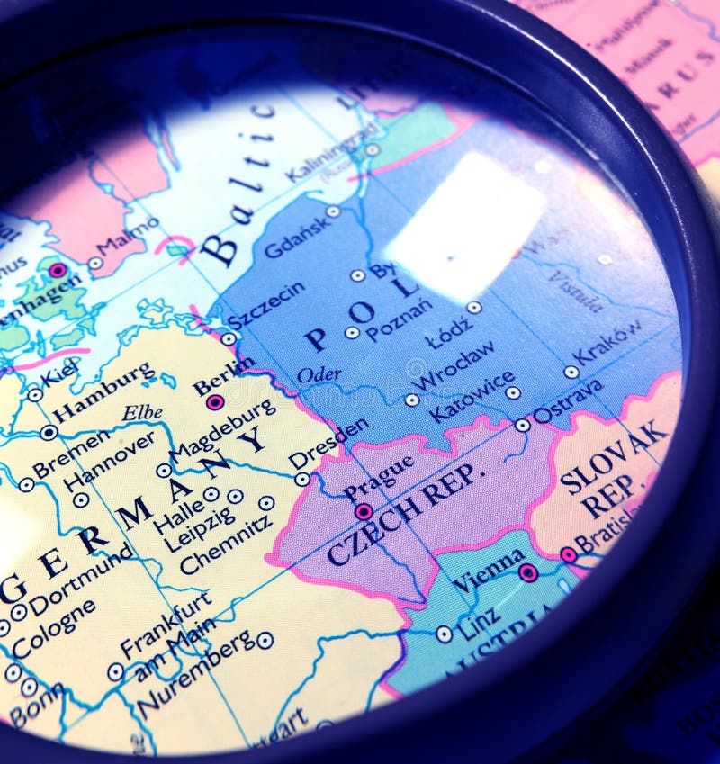 World map stock photo. Image of borders, loupe, nations - 37512180