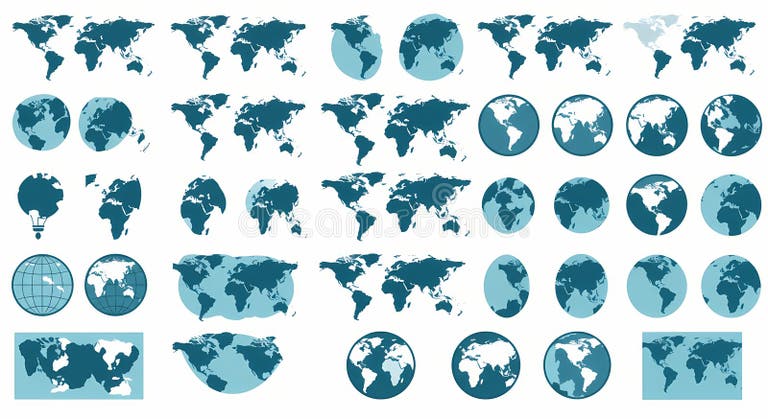 Map Representations Stock Illustrations – 1,861 Map Representations ...