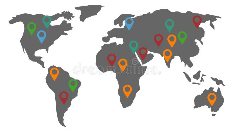 World Map Color Geo Location Pin Stock Illustrations – 146 World Map ... World Map Color Geo Location Pin Stock Illustrations – 146 World Map ...