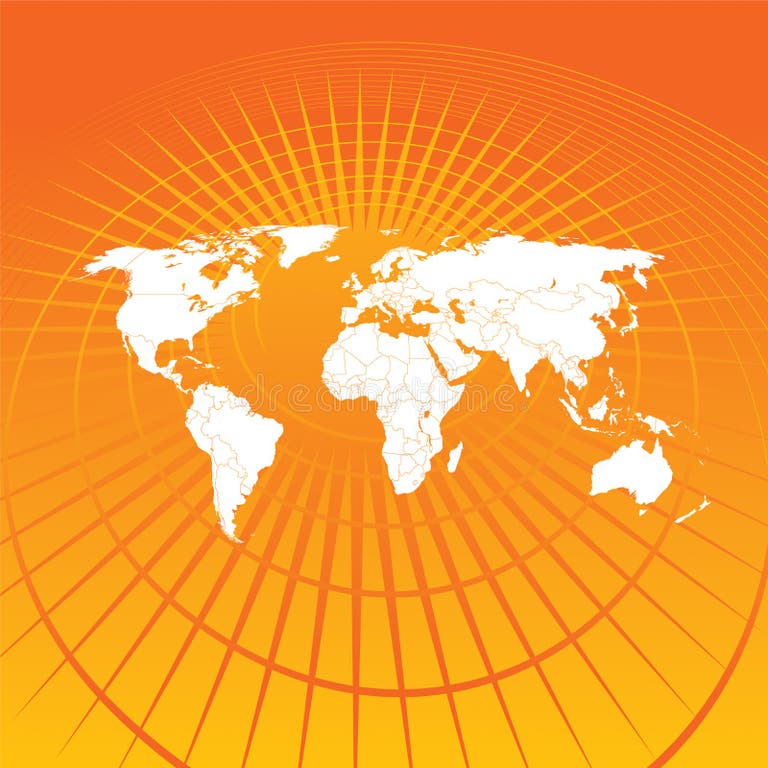 Orange Digital World Map Stock Illustrations – 5,677 Orange Digital ...