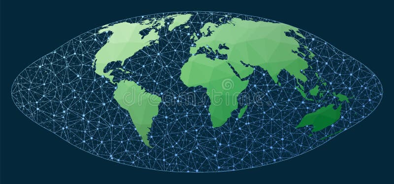 World map connection. stock vector. Illustration of cyber - 172392597