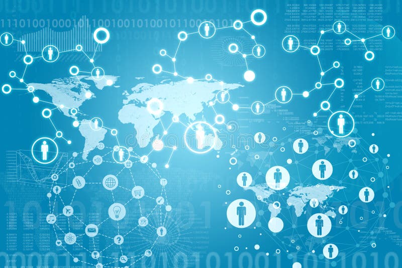World Map Contacts Figures Stock Illustrations – 16 World Map Contacts ...