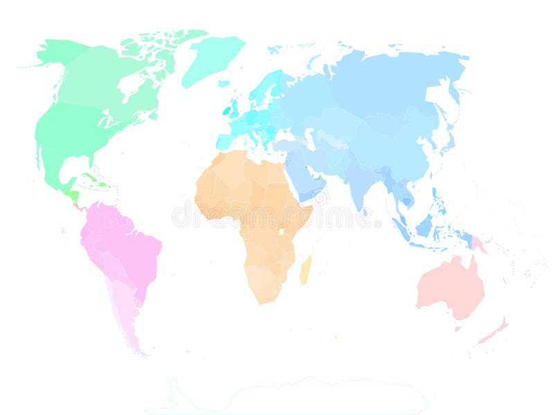 World Atlas Continents